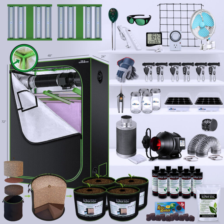 Deluxe Dual Kit - Comes with 4 Prefilled Grow Pots | The Bud Grower