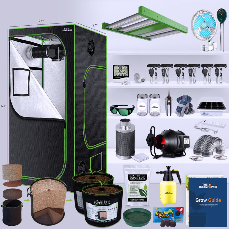 600W Kit Small | The Bud Grower with Pre-Mixed Pots